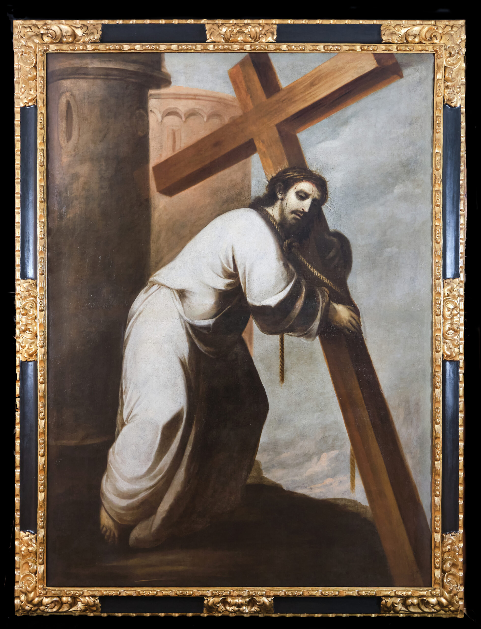 RESTAURADO EL CUADRO DE “JESÚS CON LA CRUZ AL HOMBRO” DE LA BASÍLICA ...