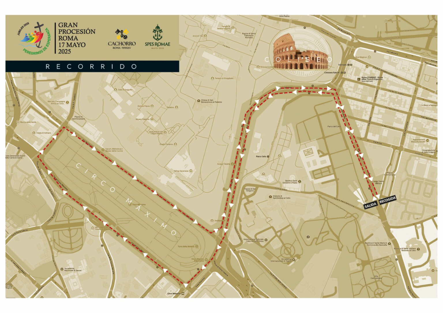 LA GRAN PROCESIÓN DE ROMA EXTIENDE SU ITINERARIO Y PODRÁ FINALIZAREN SU ...